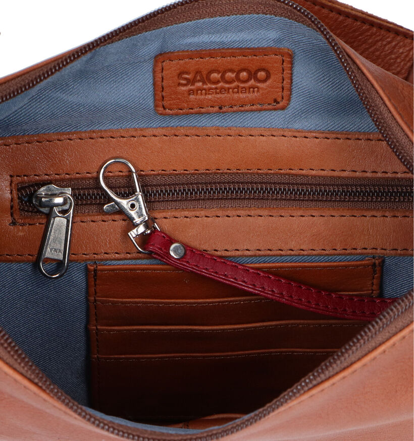 Saccoo Fundo Cognac Crossbody Tas | TORFS.BE | Gratis verzend en retour