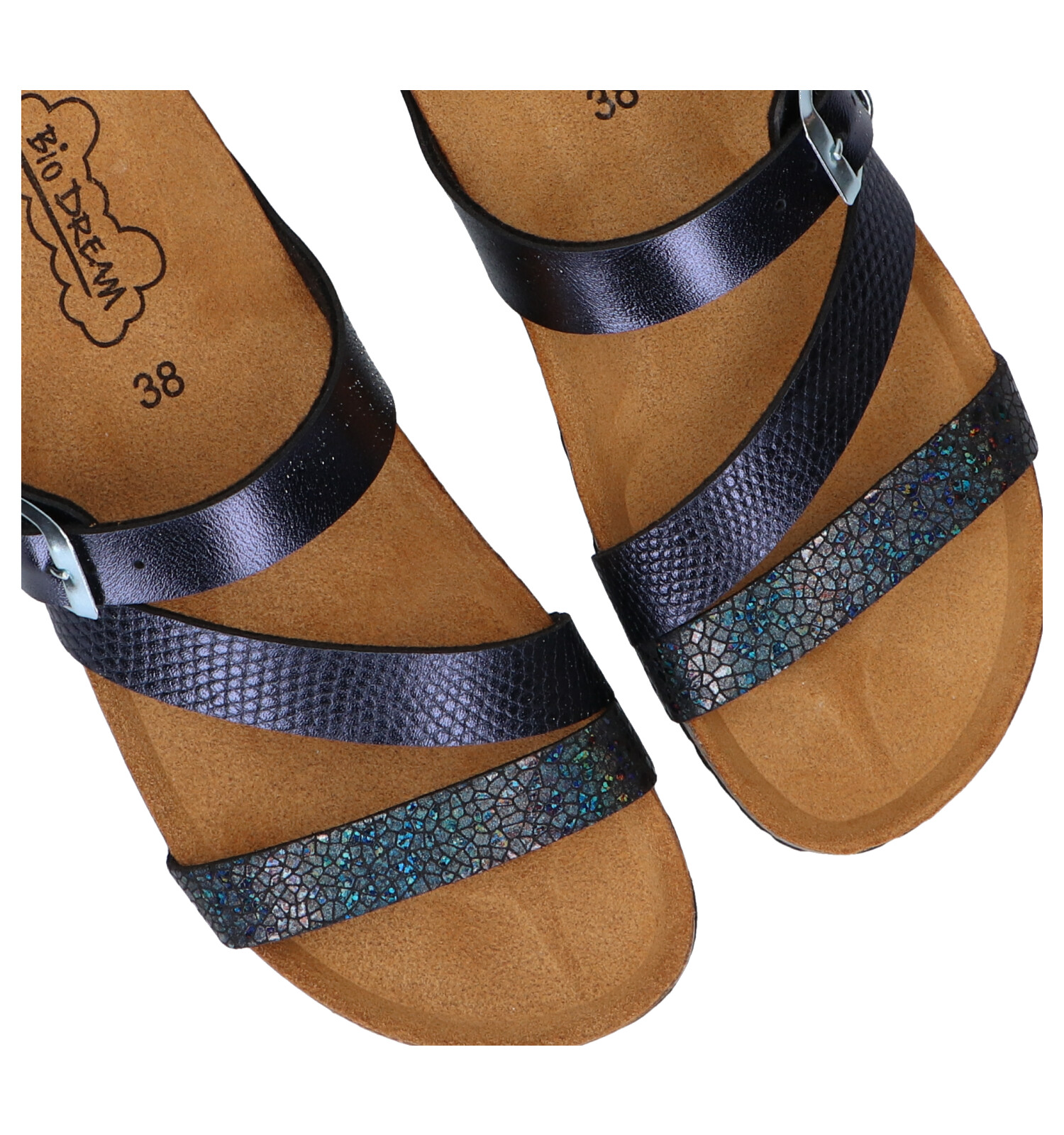 Bio Dream Blauwe Slippers | Dames Slippers