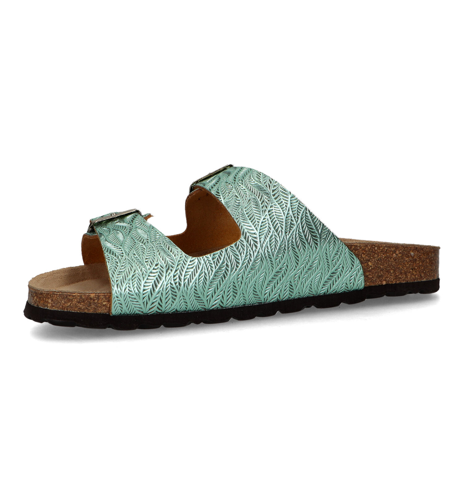 CKS Zoe 3 Groene Slippers | Dames Slippers