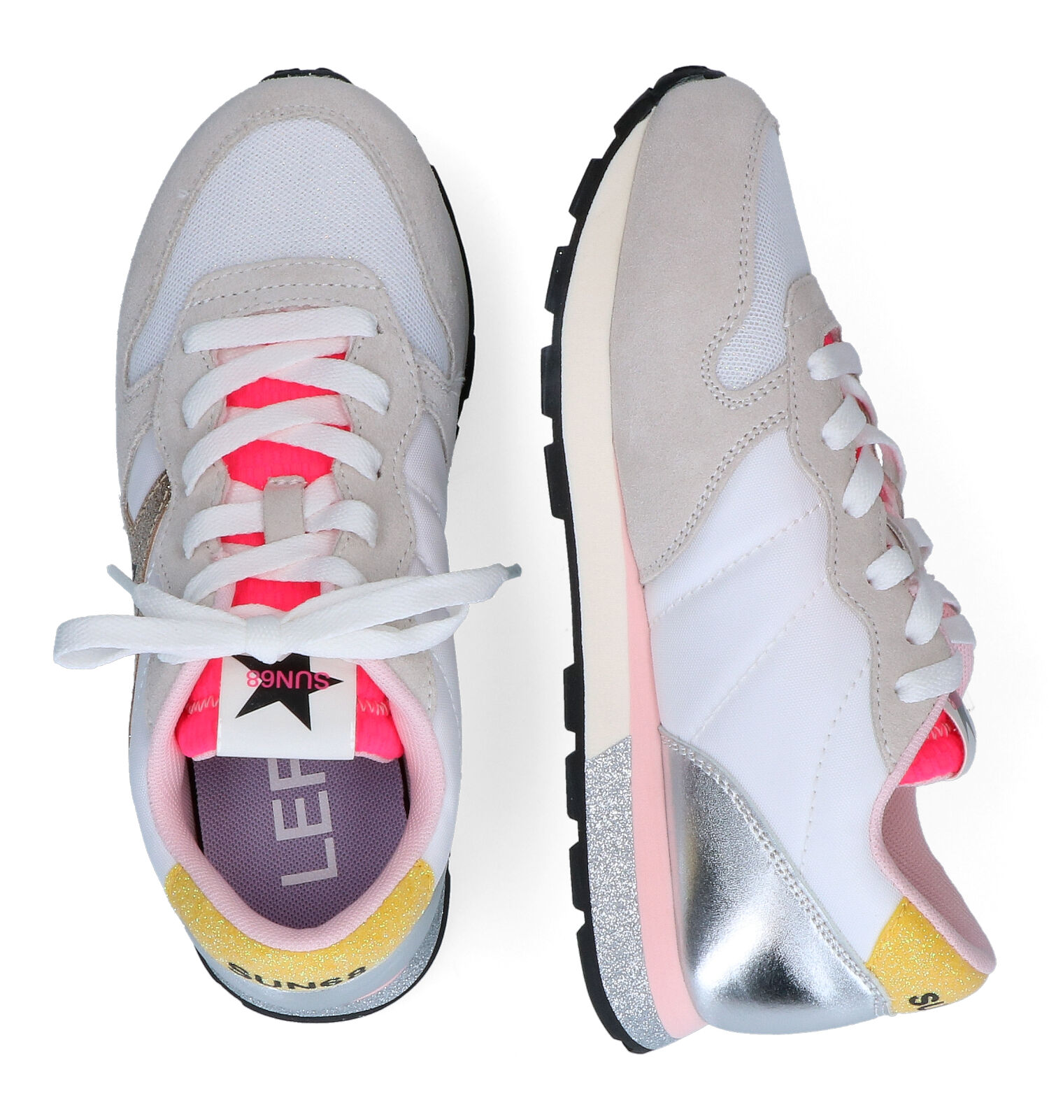 Sun 68 Witte Sneakers | Meisjes Sneakers