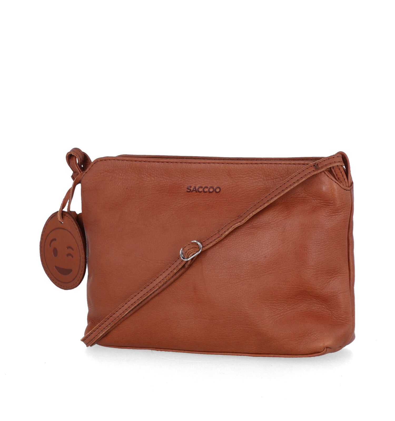 Saccoo Melo Cognac Crossbody Tas | TORFS.BE | Gratis verzend en retour