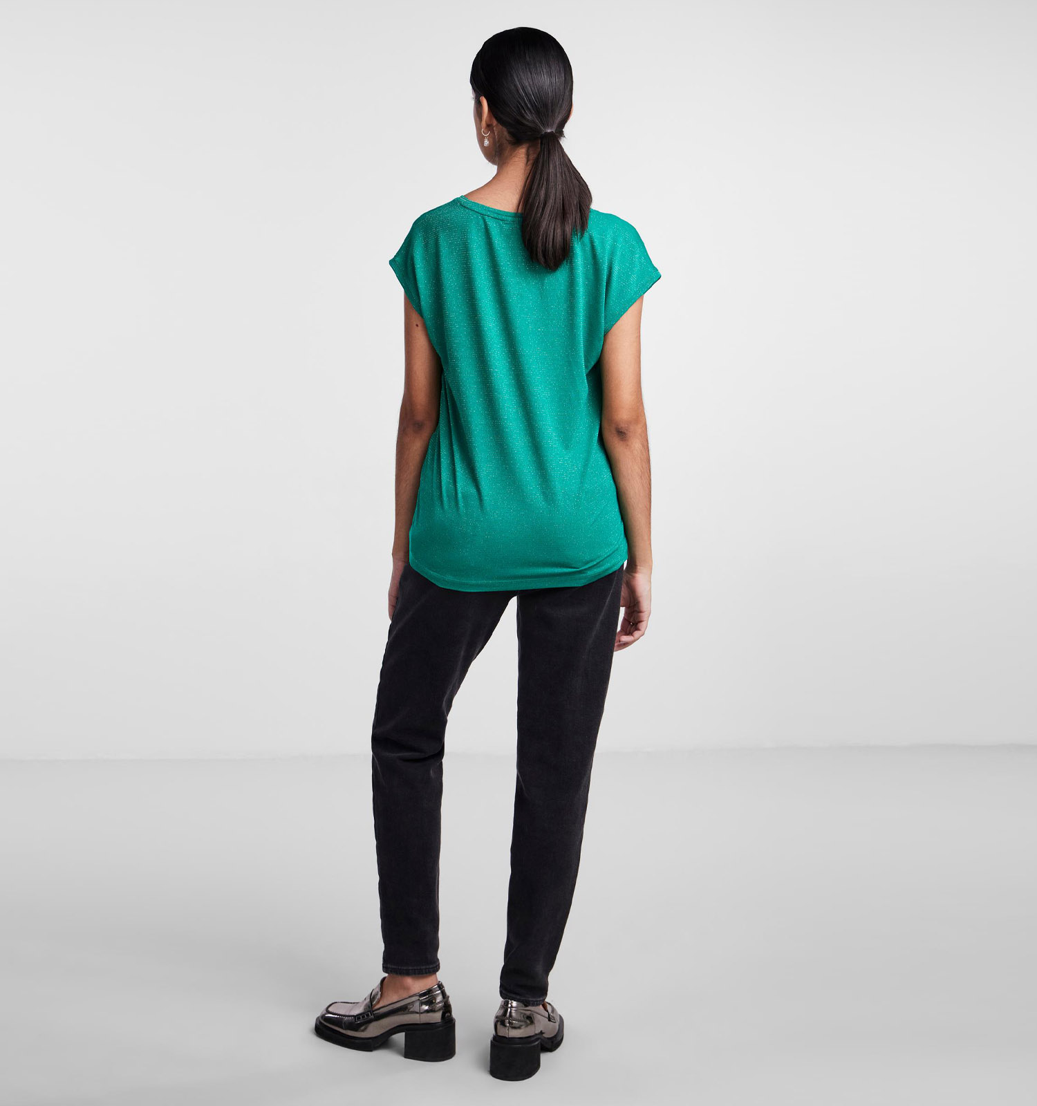Pieces Billo T-shirt rayé en Vert | TORFS.BE | Livraison et retour gratuits