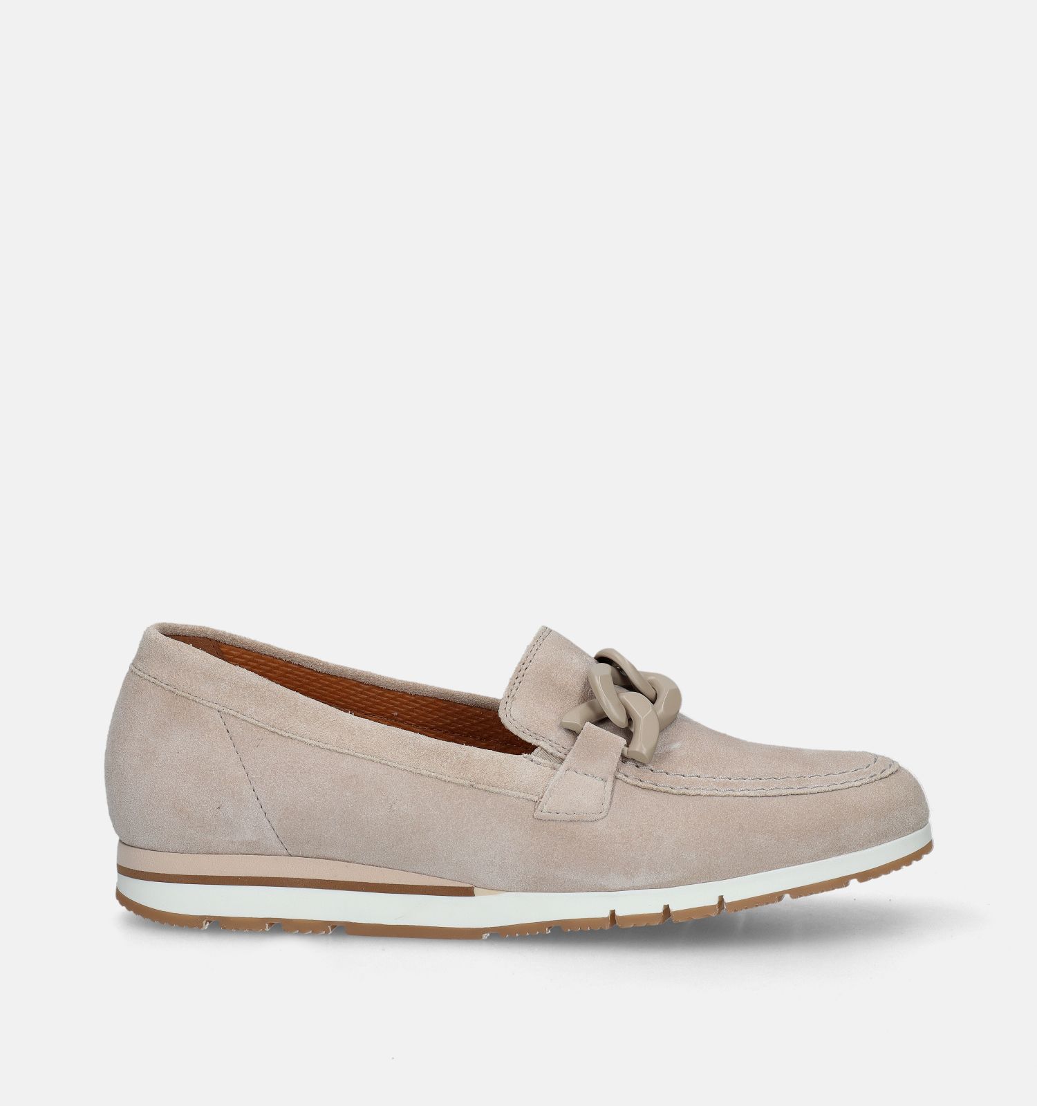 Gabor OptiFit Beige Instappers | Dames Lage schoenen | Online op TORFS.BE