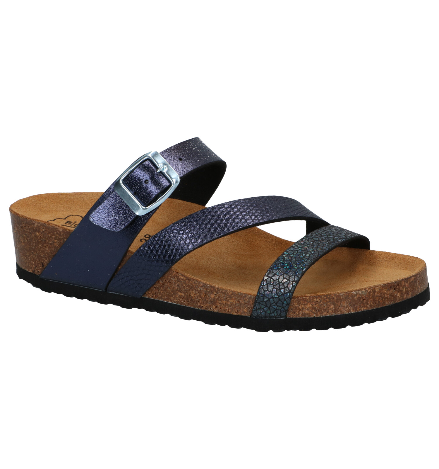 Bio Dream Blauwe Slippers | Dames Slippers