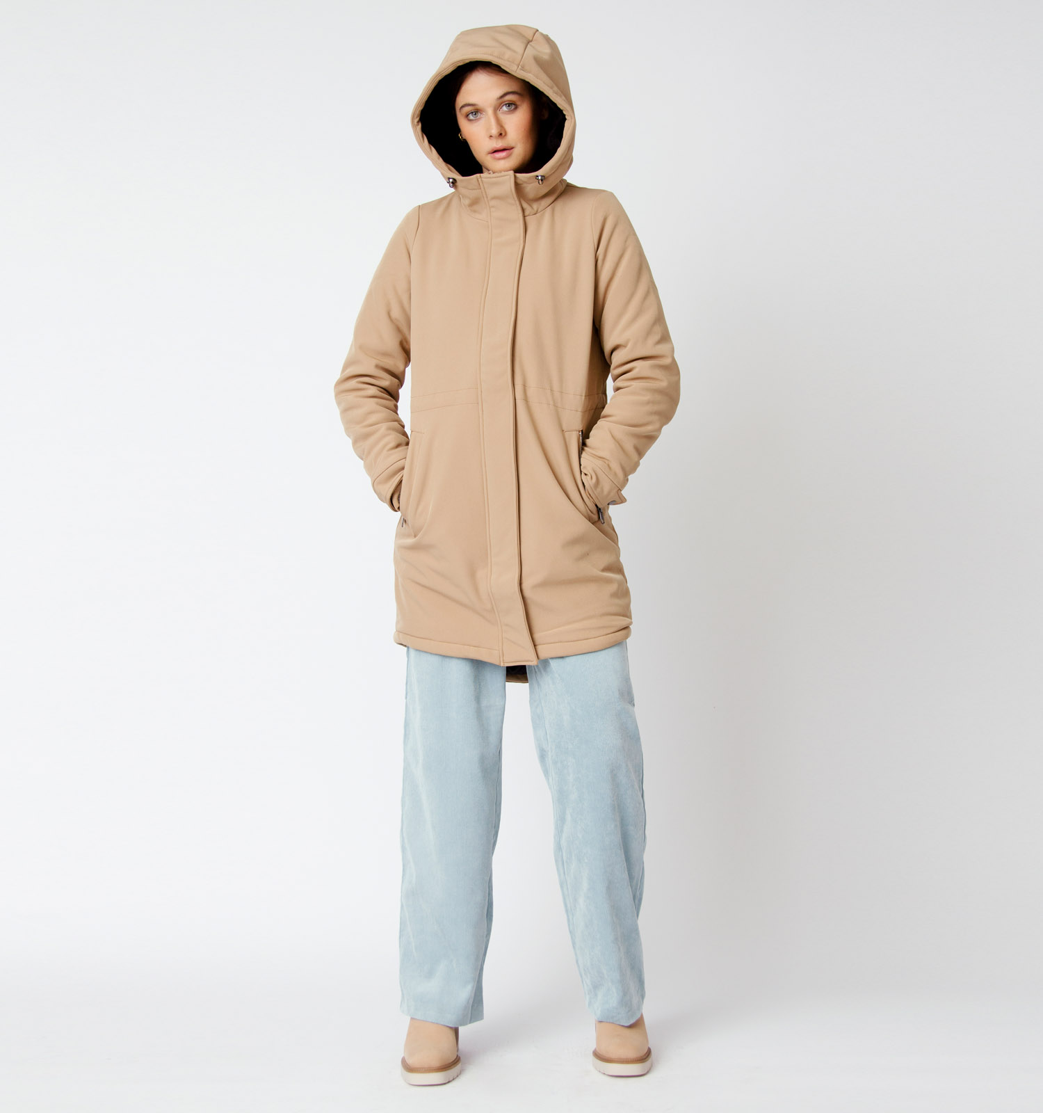 Vero Moda Clean Mila Bruine Mantel | TORFS.BE | Gratis verzend en retour