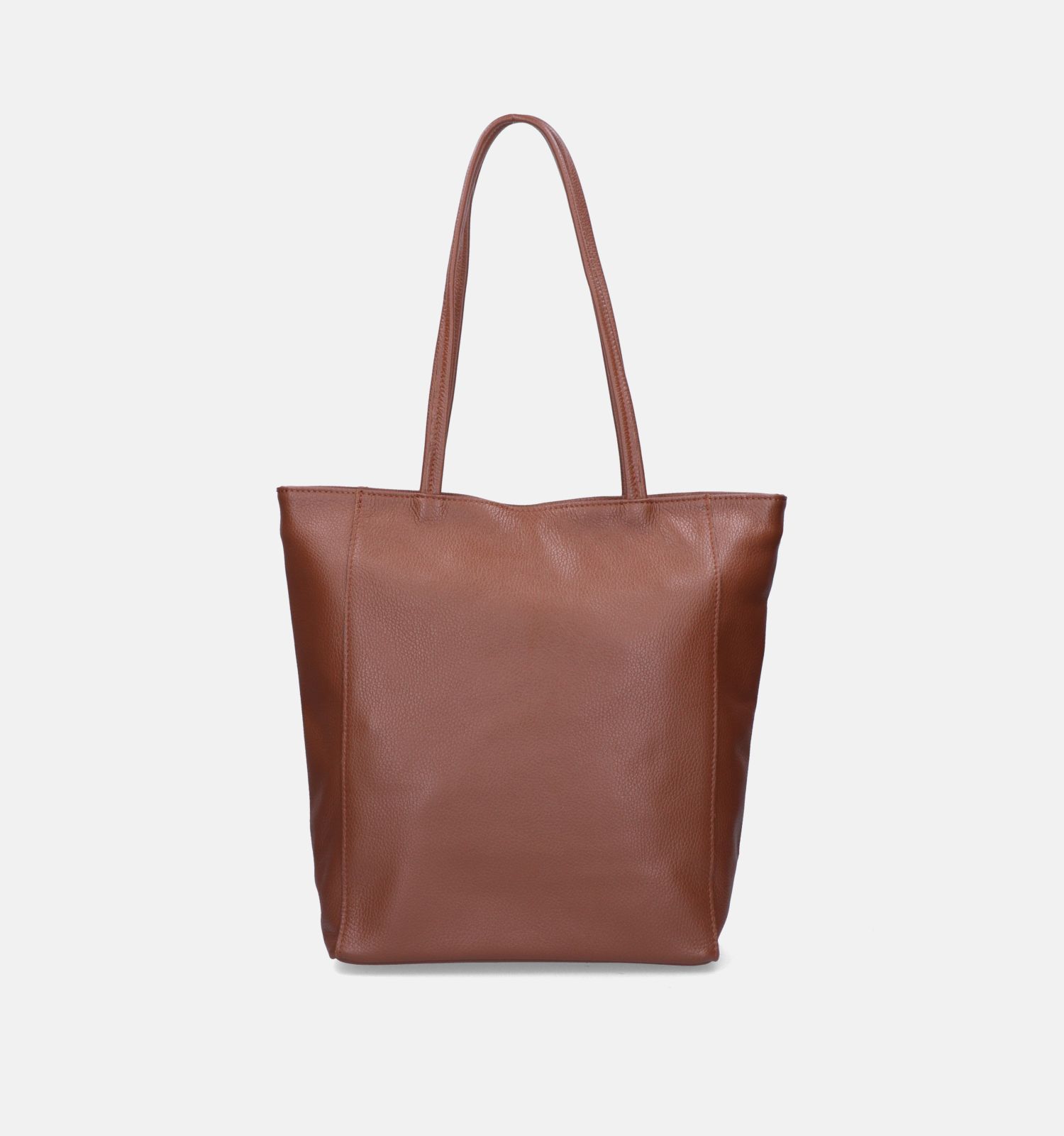 Time Mode Chen Cognac Shopper tas met rits | Dames Shoppers
