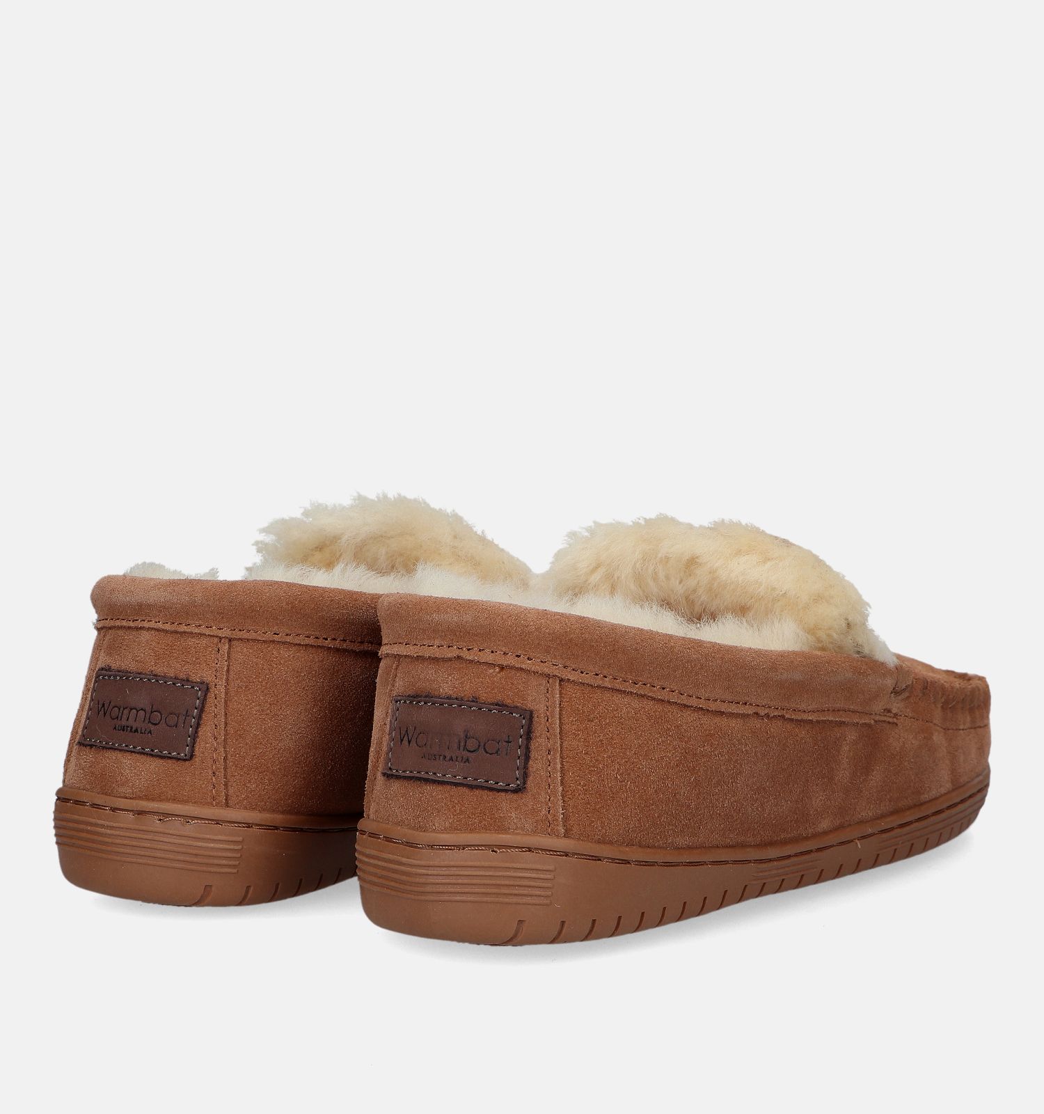 Warmbat Grizzly Cognac Wollen Pantoffels | Heren Pantoffels | Online op ...
