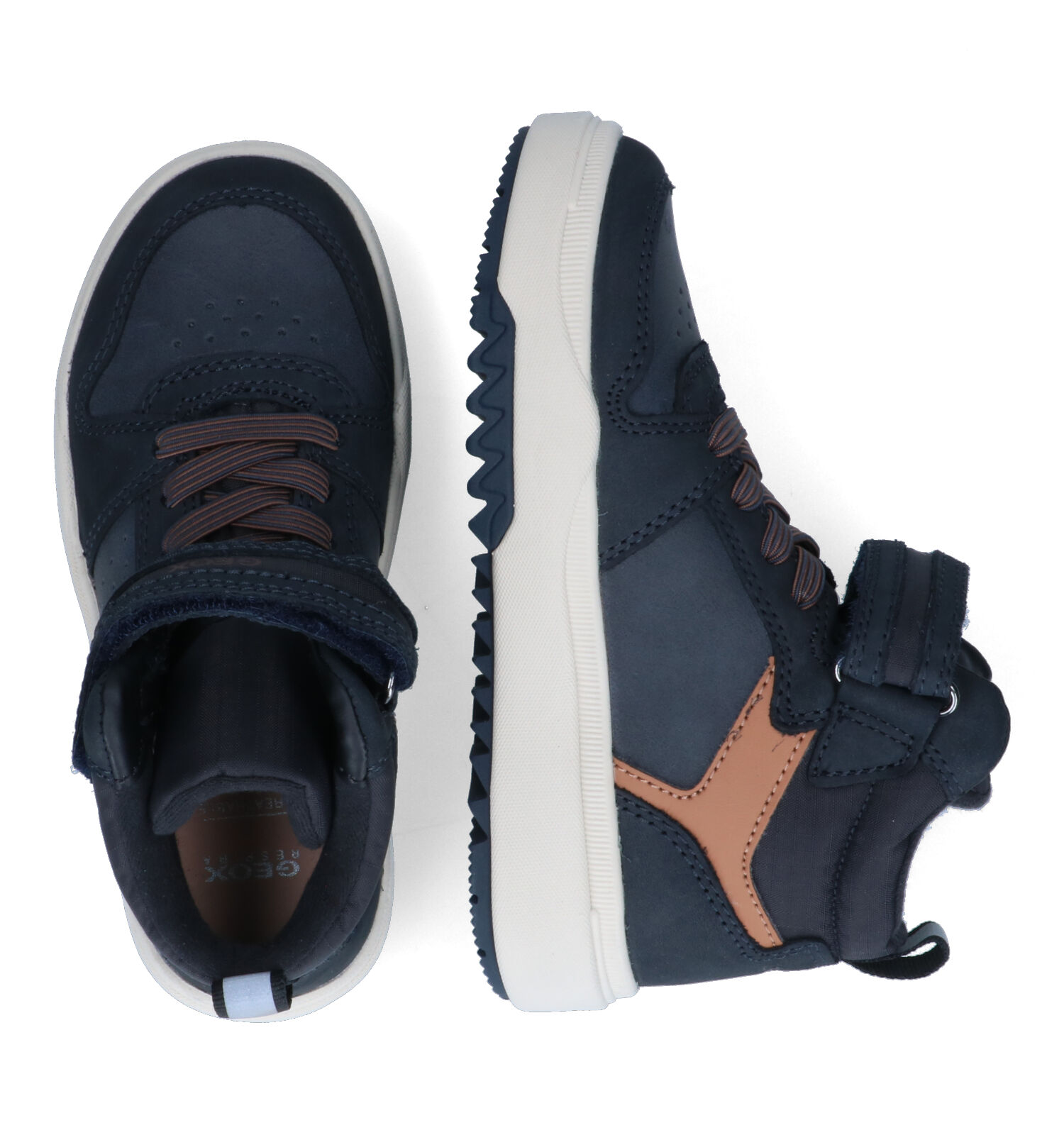 Geox Bunshee Blauwe Hoge Schoenen | Jongens Hoge schoenen | Online op ...