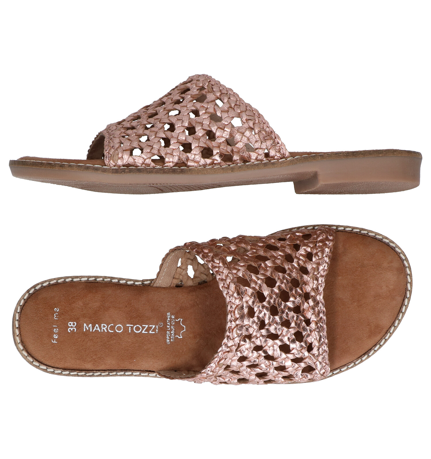 Marco Tozzi Roze Slippers | Dames Slippers