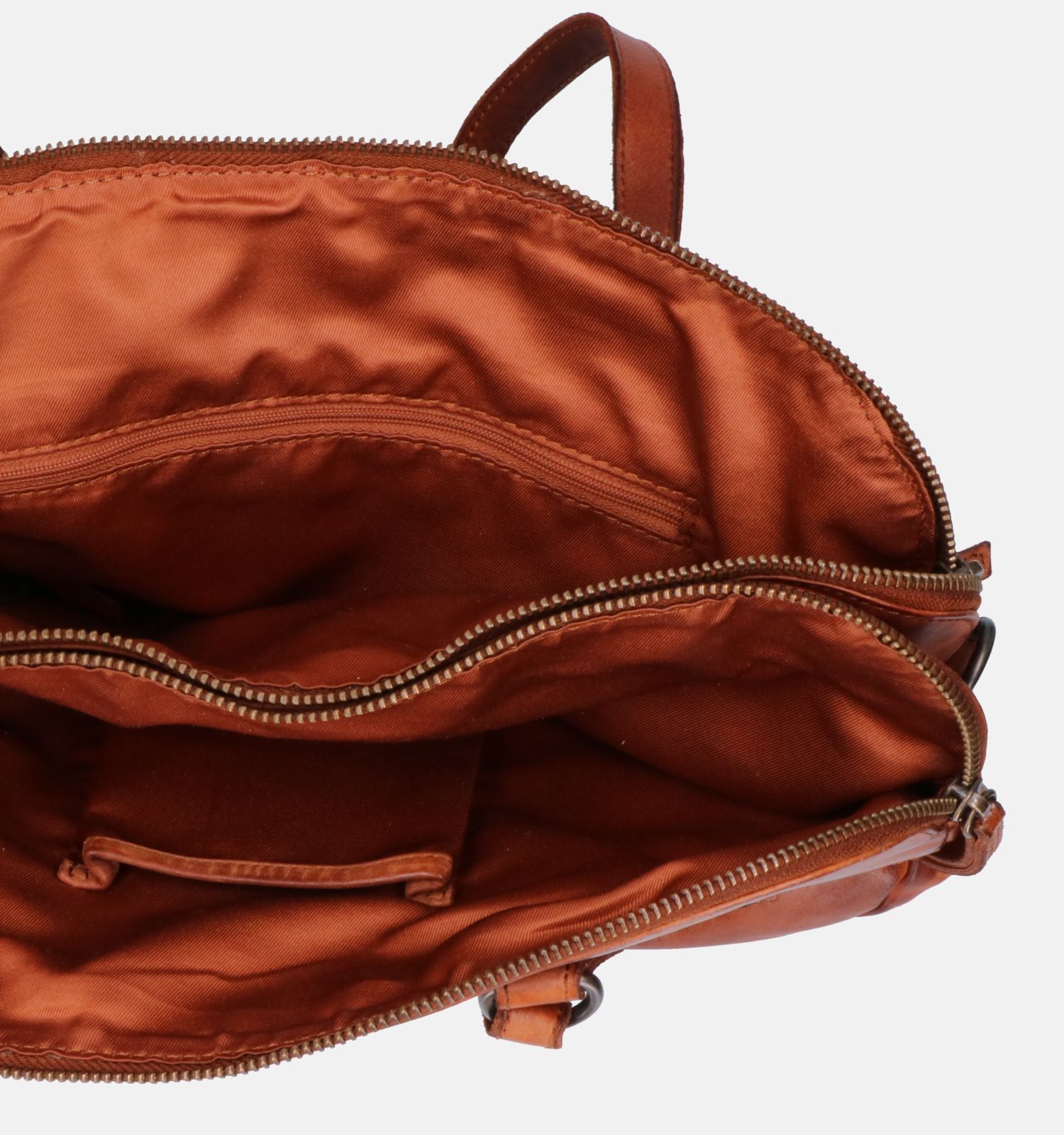 Bear Design Cognac Schoudertas | Dames Schoudertassen