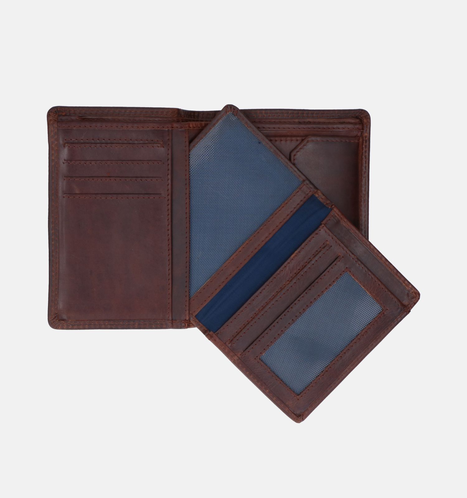 Maverick Bruine Portefeuille | Heren Portemonnees