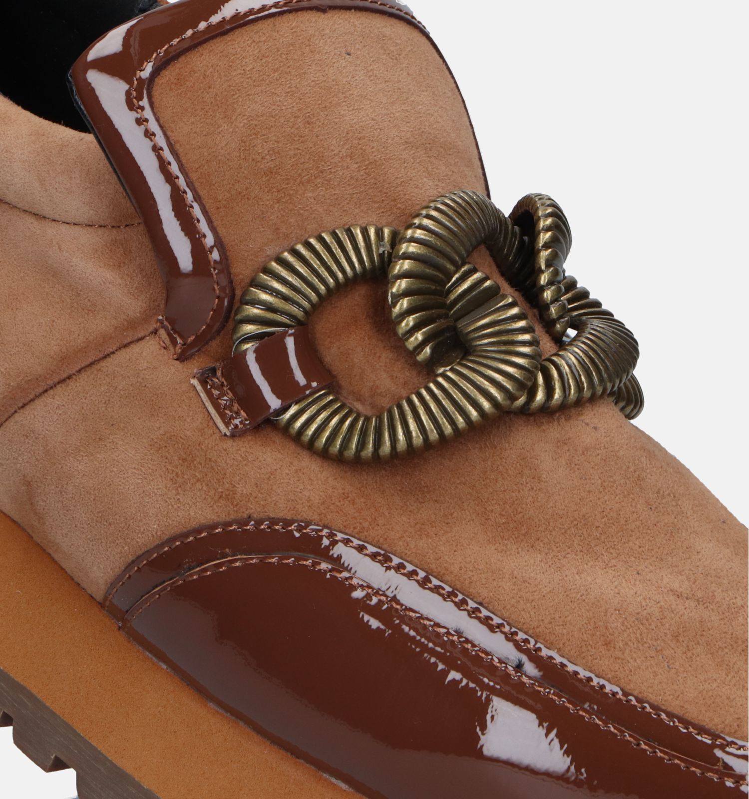 Nathan-Baume Cognac Instappers | Dames Lage schoenen | Online op TORFS.BE