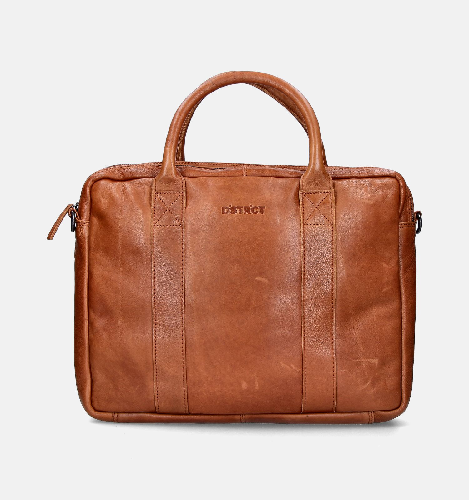 DSTRCT State Street Cognac Laptoptas | Dames,Heren Laptoptassen ...