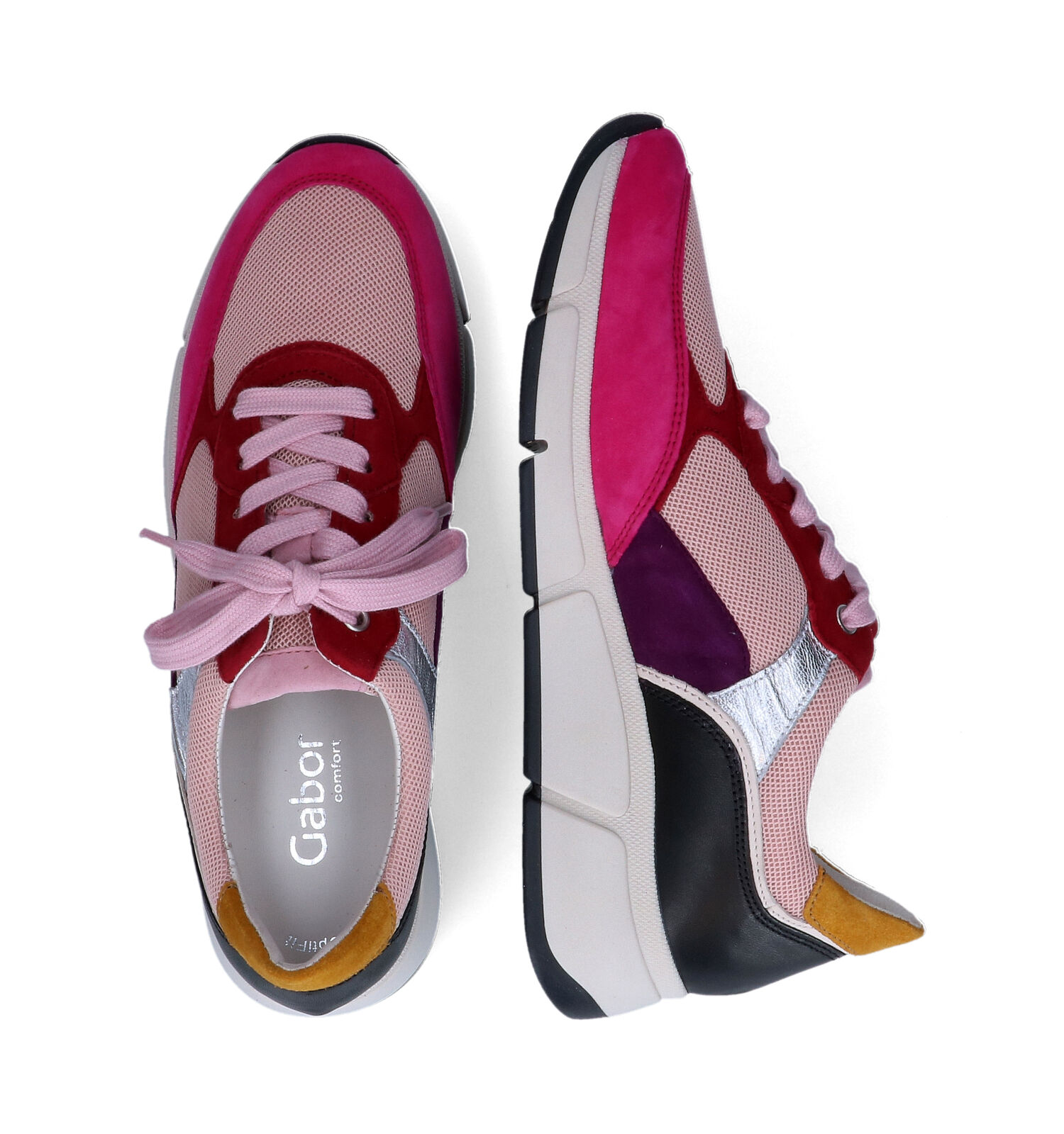 Gabor OptiFit Roze Sneakers | TORFS.BE | Gratis verzend en retour