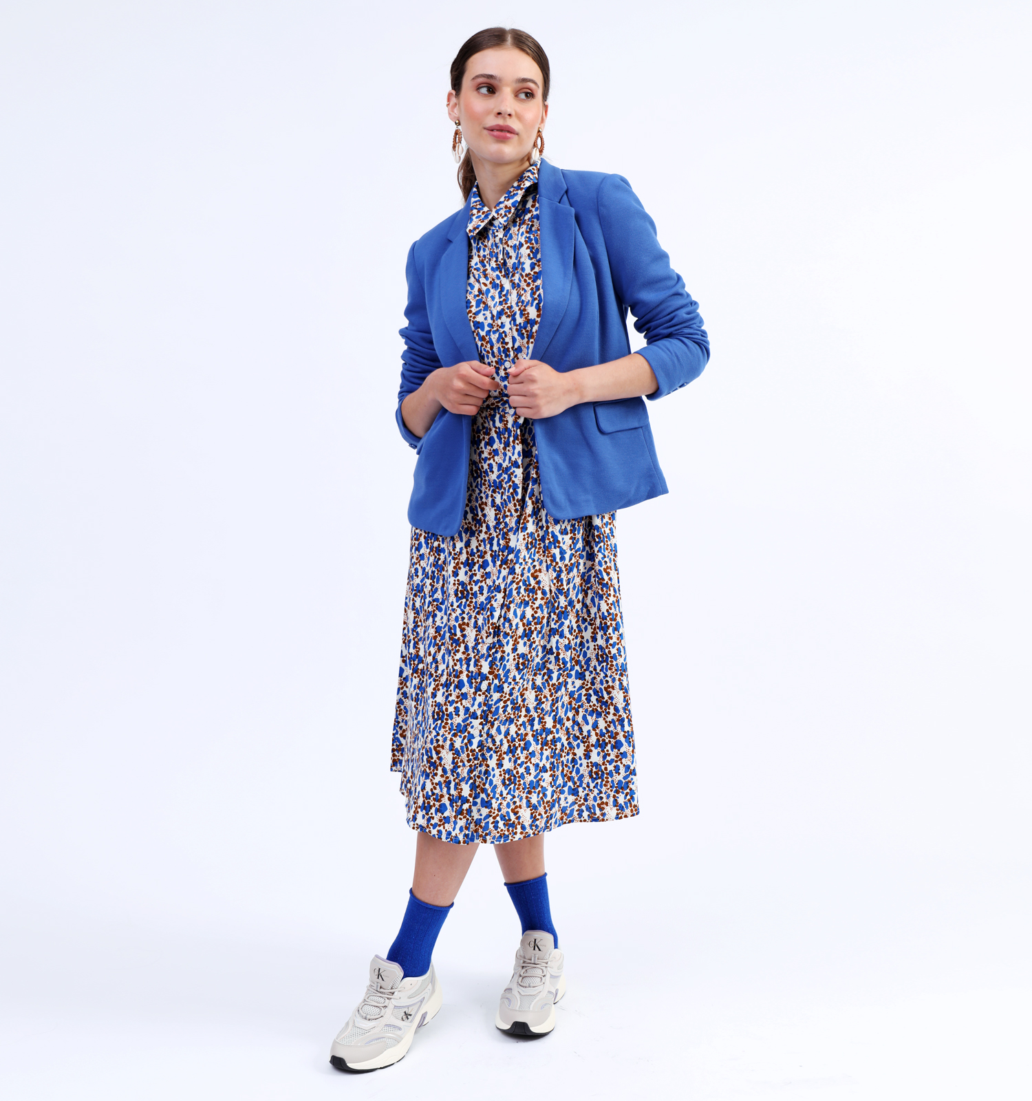 Vero Moda Sumijulia Blauwe Getailleerde blazer | Dames Vesten | Online ...