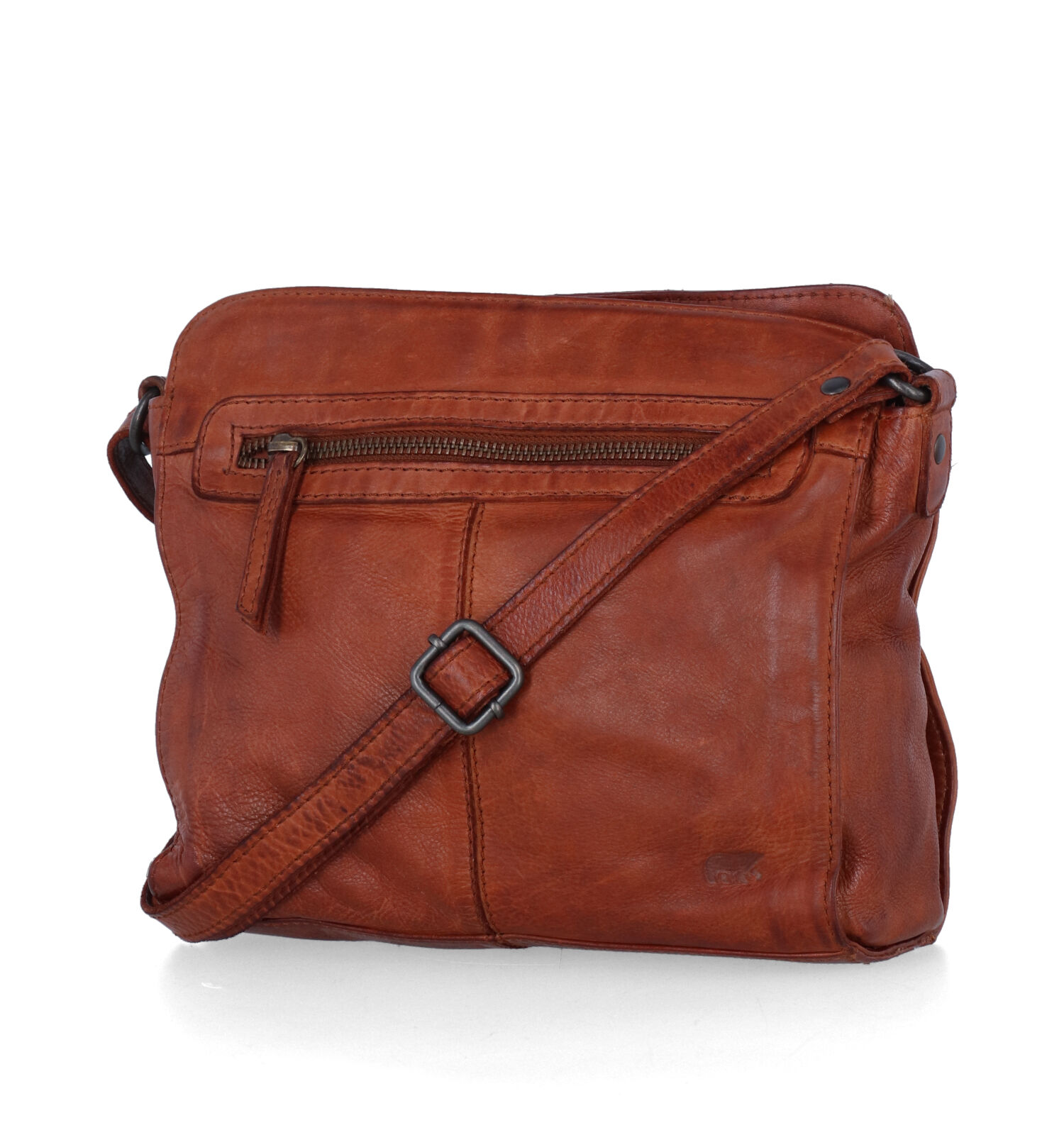 Bear Design Cognac Crossbody Tas | Dames Crossbody tassen