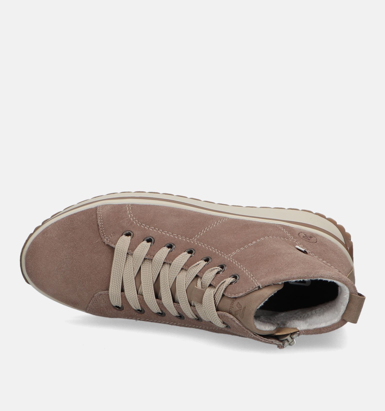 Rieker R-Evolution Bruine Plateau sneakers | Dames Sneakers