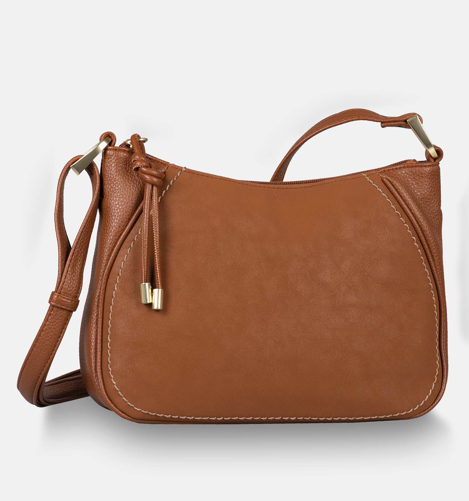 Gabor Suna Cognac Crossbody Tas | Dames Crossbody tassen