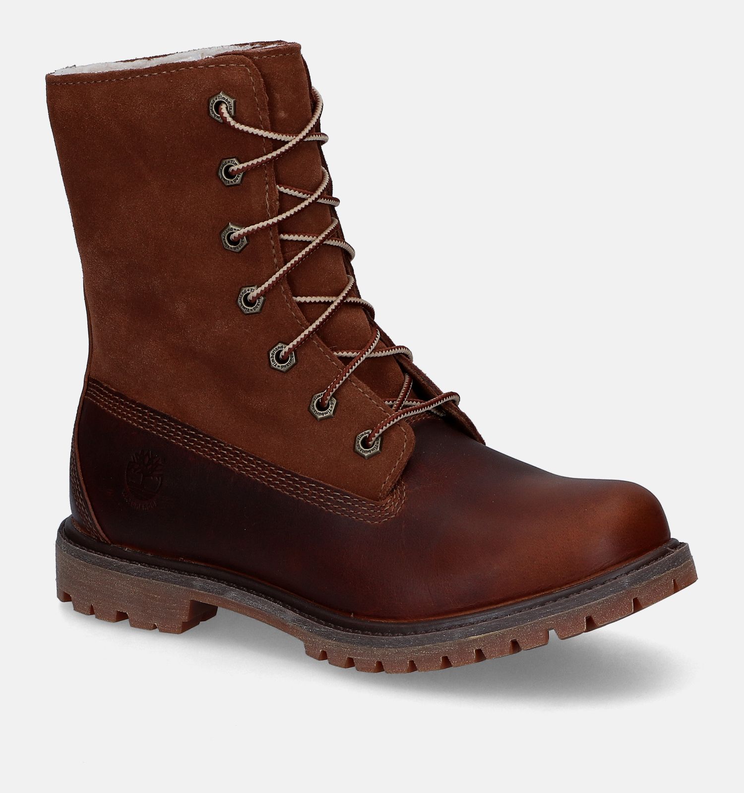 Timberland Authentics Teddy Fleece WP Bruine Bottines | Dames Boots