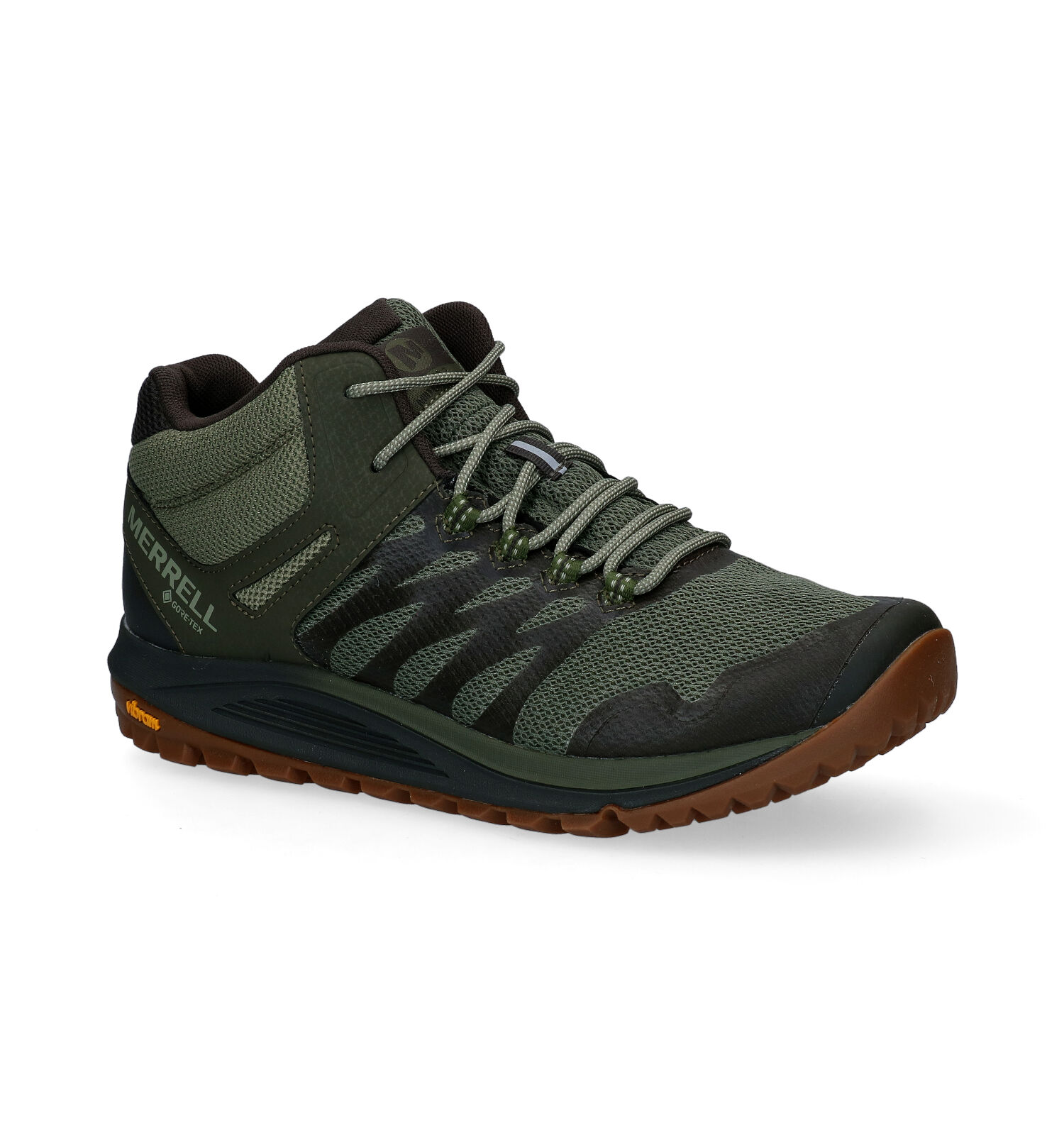 Merrell Nova 2 Mid GTX Kaki Wandelschoenen | Heren Outdoorschoenen