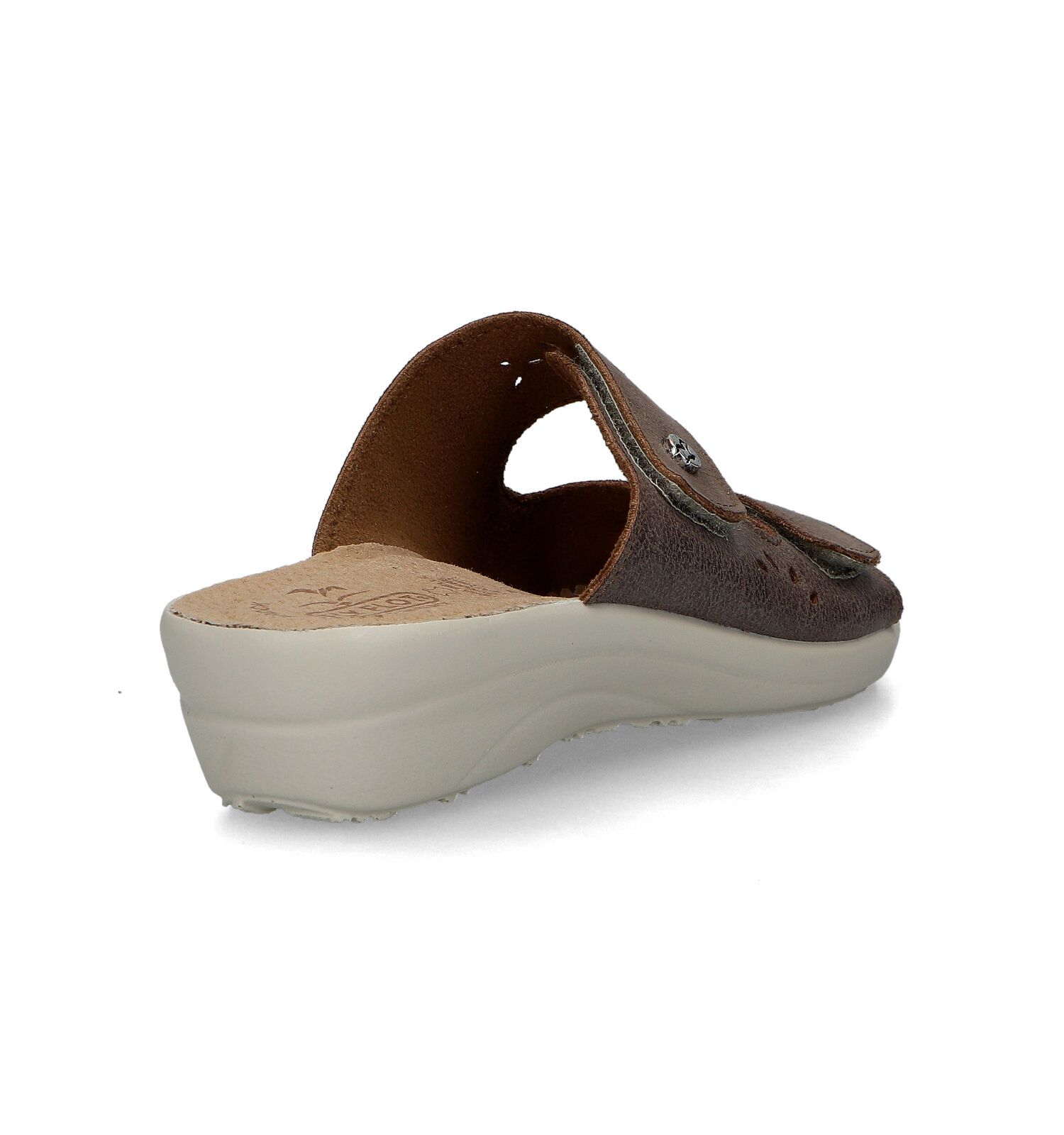 Fly Flot Taupe Slippers | Dames Slippers